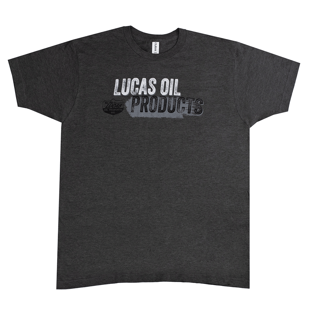 Tultex Heather Graphite T-Shirt – Lucas Oil by Merchology